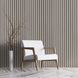 Light Grey Oak Slat Wall Panel Large Design | DBS Bathrooms