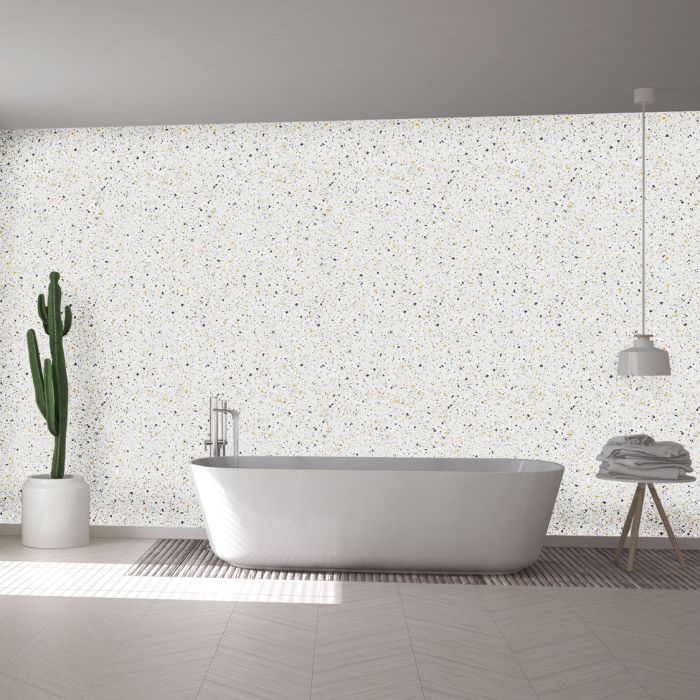 Zest Terrazzo PVC Panel 500mm | DBS Bathrooms