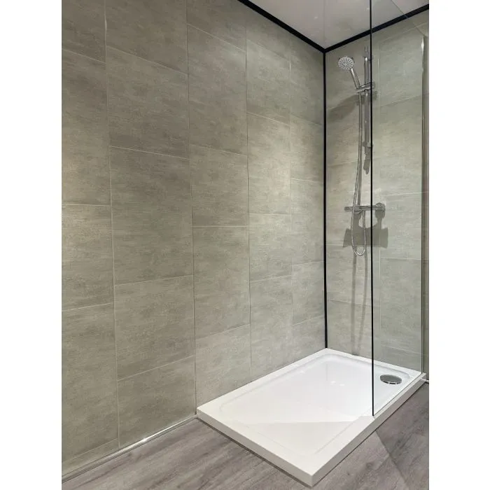 Large White Tile Shower Lucca White Anti Slip Matt Stone Porcelain